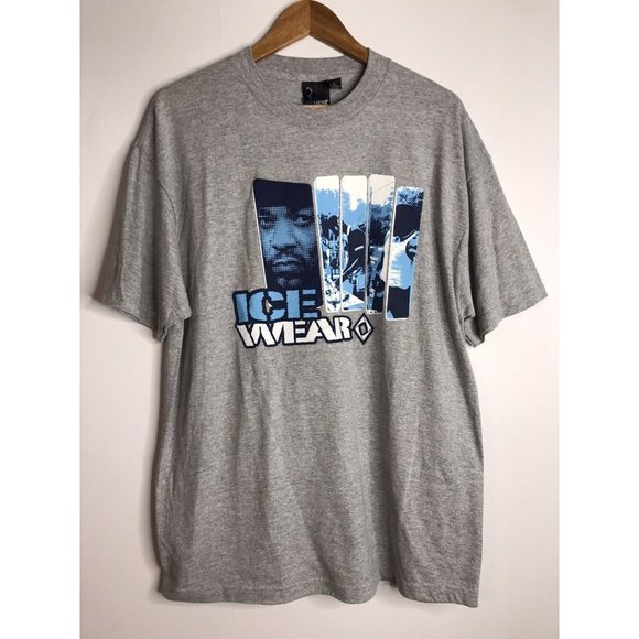 Vintage | Shirts | Vintage Y2k Ice Wear By Icet Rap Mens Gray Large ...